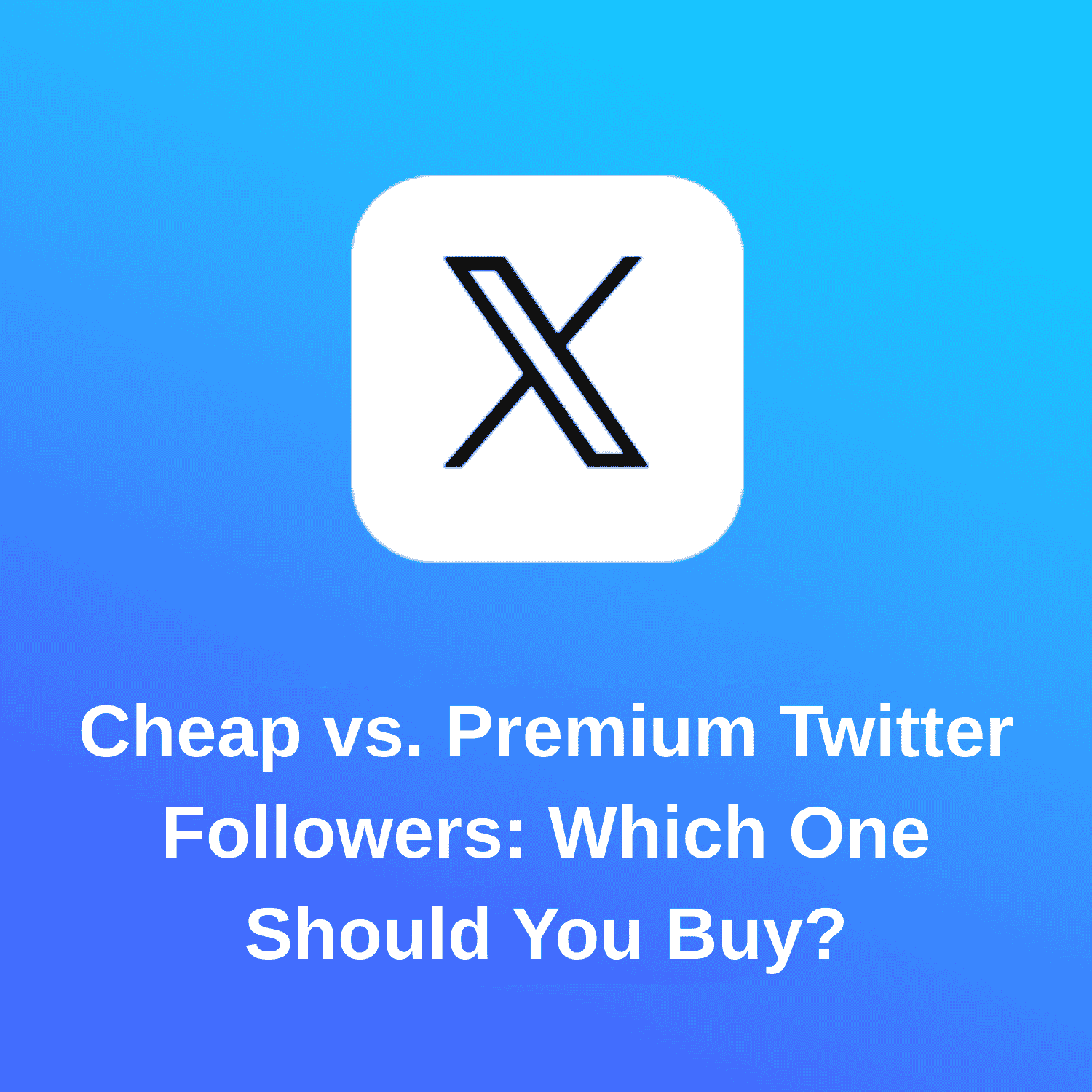 Cheap vs. Premium Twitter Followers: Which One Should You Buy?